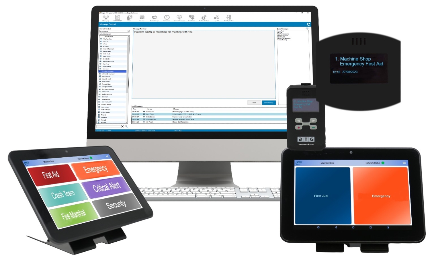 Connect Responder Staff Alert System | Pager Call Systems