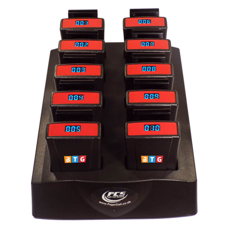 Refurbished Waiter Paging System Complete Set 10 Pagers | Pager Call ...